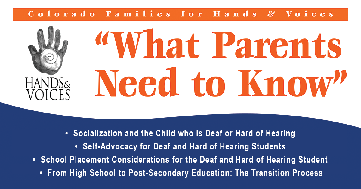 Self-advocacy for Deaf and Hard of Hearing Students